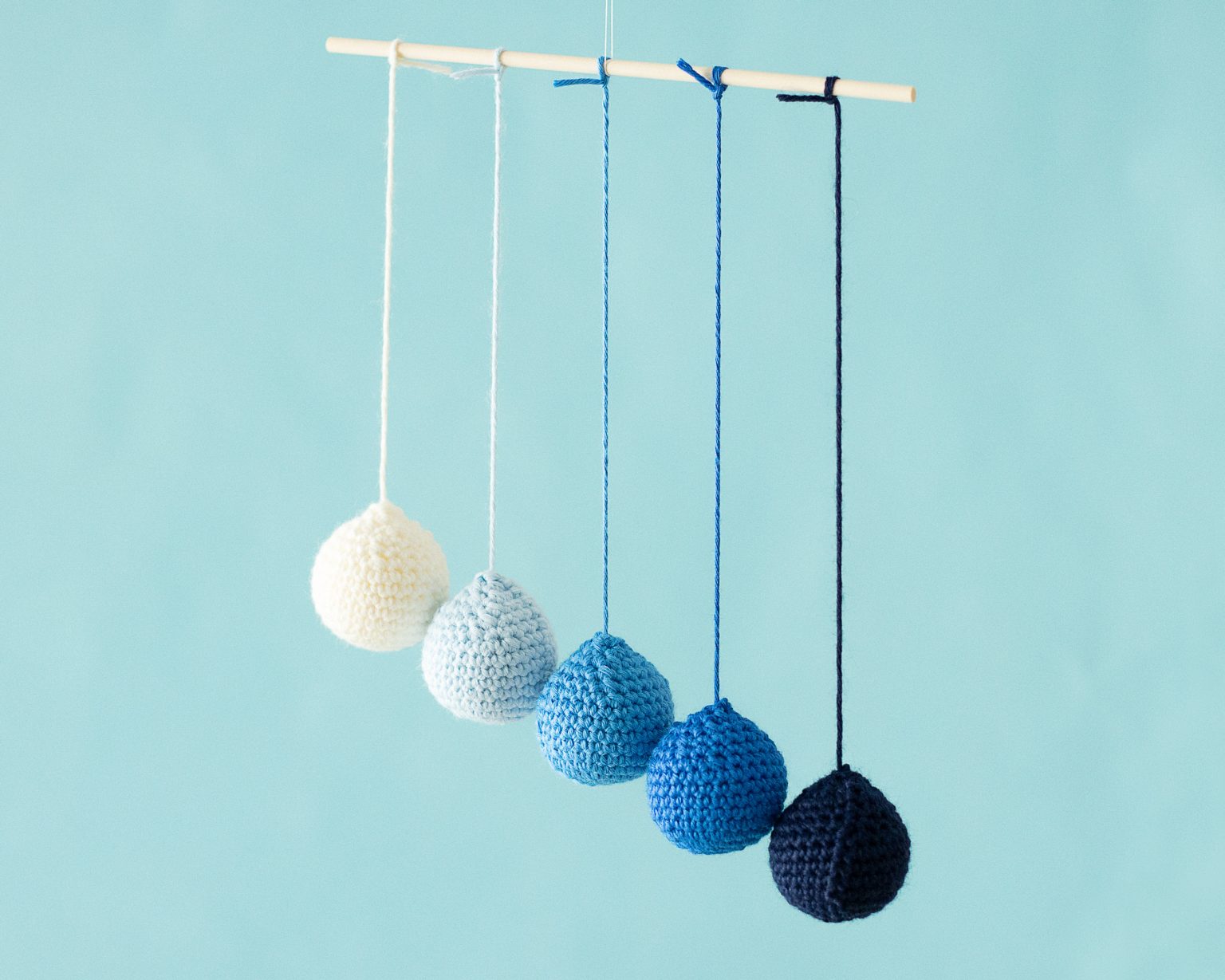 Crocheted Gobbi Baby Mobile DIY Kit
